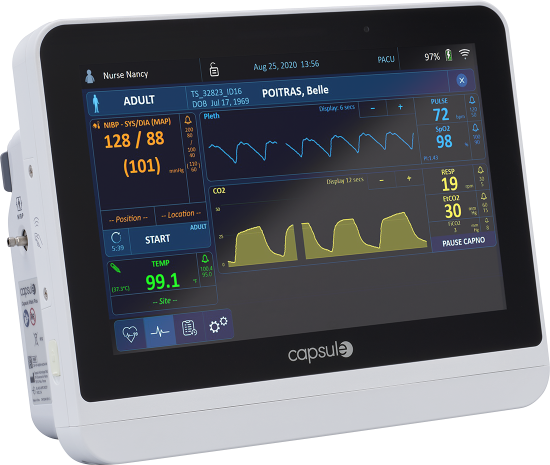 Vitals Plus • Patient Monitoring • Capsule Technologies